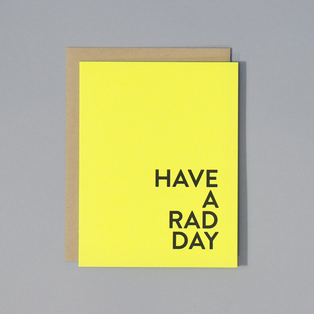 Have A Rad Day - Etsy