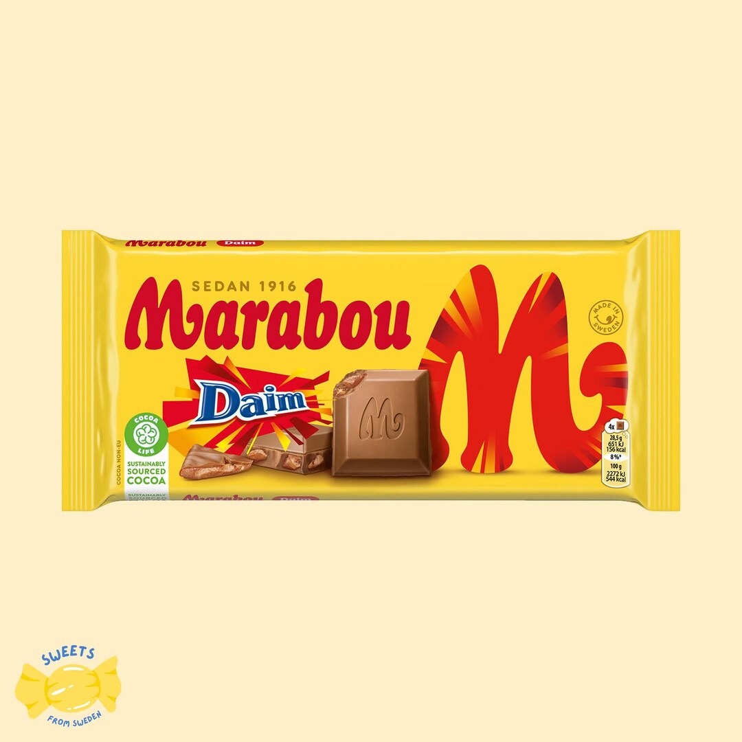 Swedish Candy Marabou Milk Chocolate With Diam Fresh Candy From Sweets ...