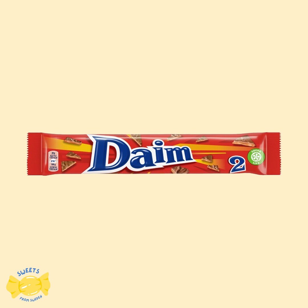 Swedish Candy Daim Milk Chocolate Almond Caramel Fresh Candy From ...