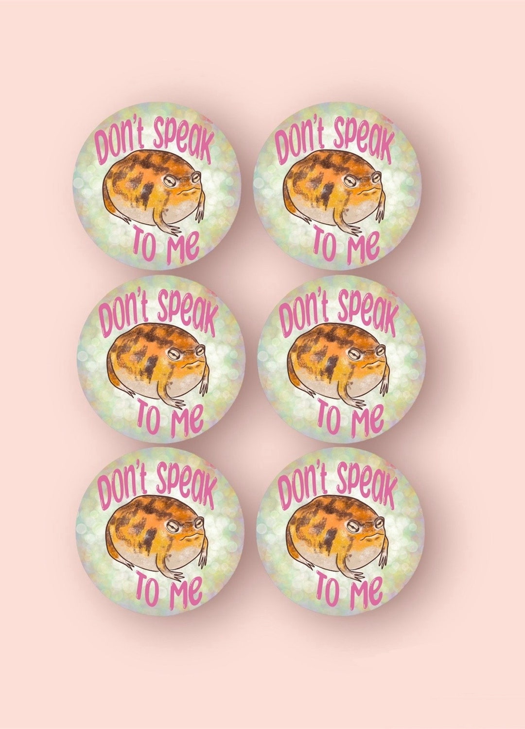 Forg the Bushveld Rain Frog, Rain Frog Sticker, Handcrafted and ...