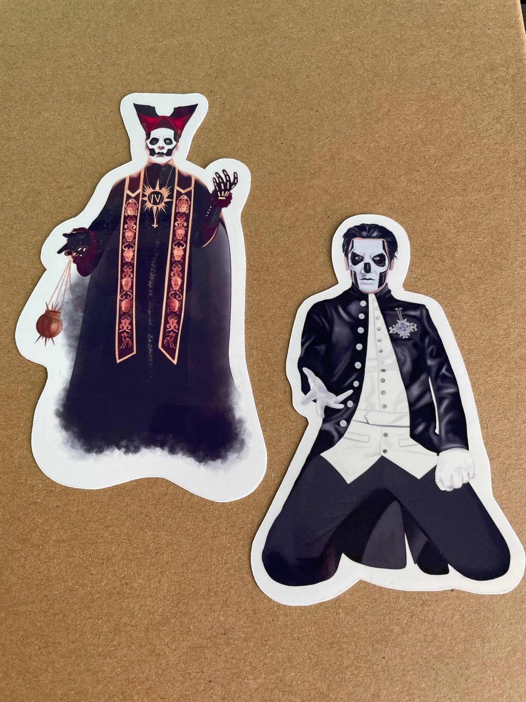 Ghost Stickers, 2 Design Options, Handcrafted and Glossy - Etsy