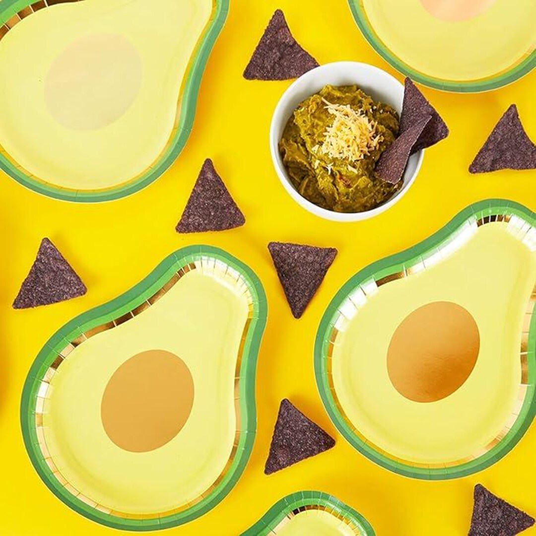 Avocado Paper Plate Mexican Party Plate (24pack) - Etsy