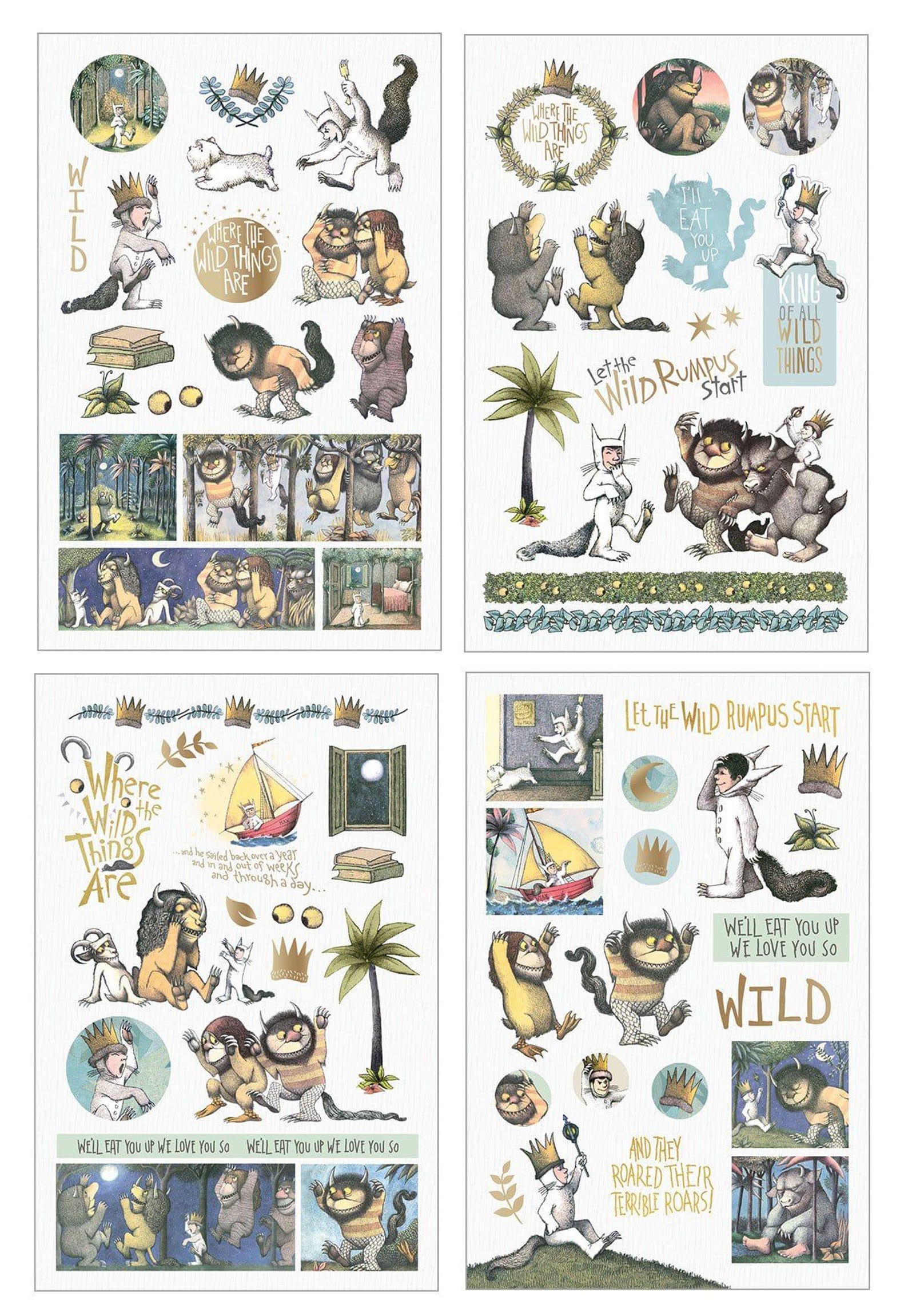 Decorative Stickers - Where the Wild Things Are Sticker Pack ...