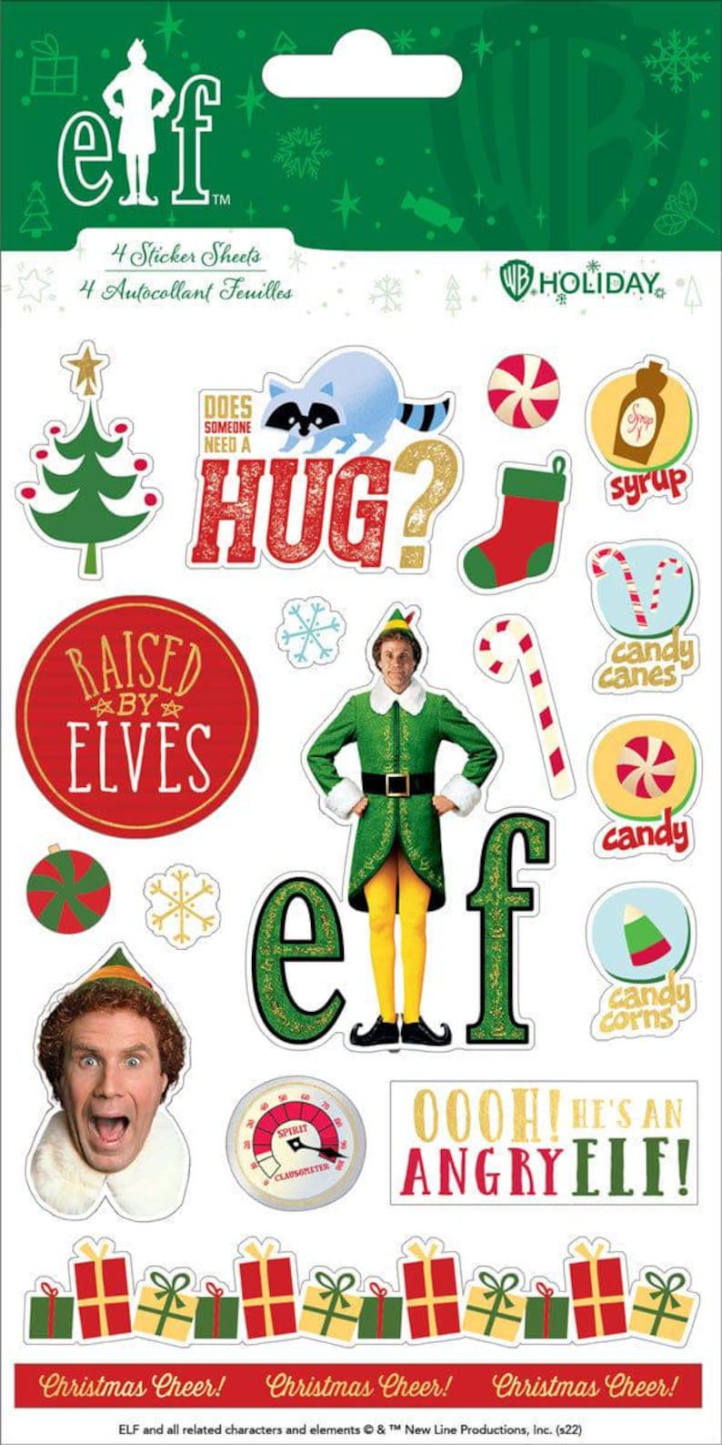 Sticker Pack - Buddy the Elf - OFFICIALLY LICENSED - Etsy