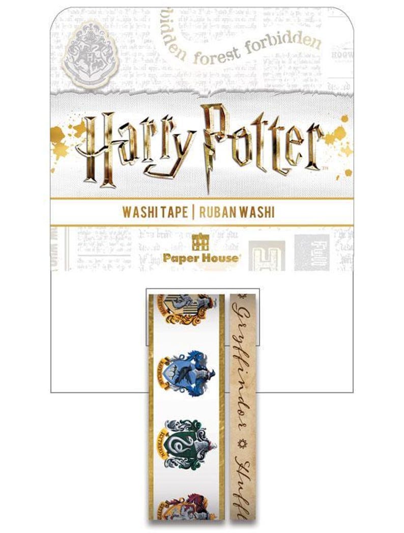 Washi Tape Set - Harry Potter House Crests - Etsy