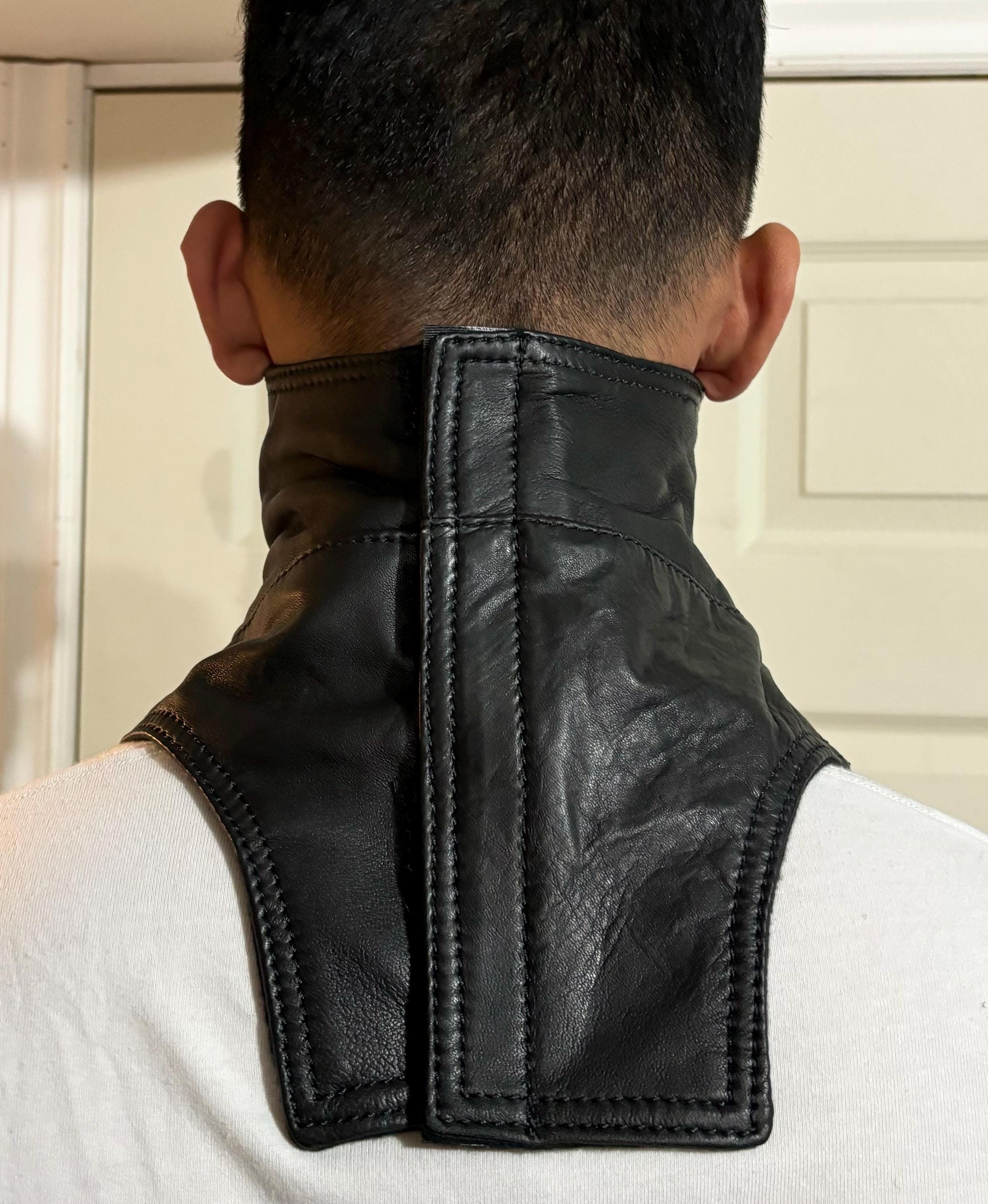 Leather Neck and Face Warmer - Etsy