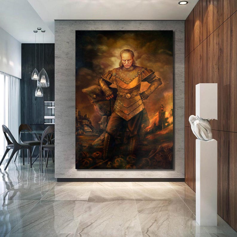Vigo the Cruel Painting Replica Canvas - Ghostbusters II Wall Art, Vigo ...