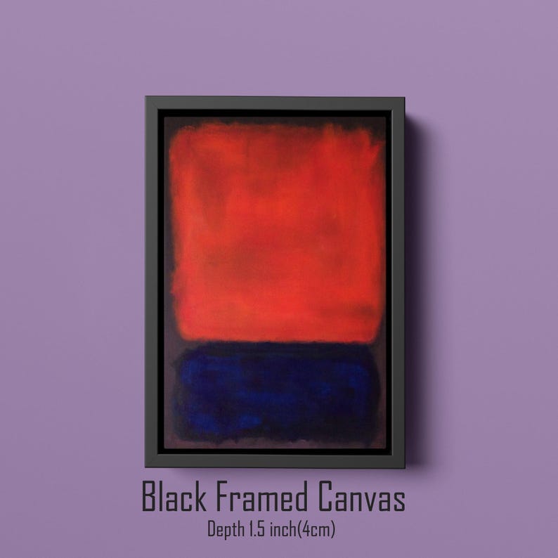 Mark Rothko No.14 1960 Print, Mark Rothko Canvas Print, Mark Rothko ...