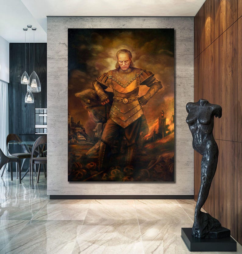 Vigo the Cruel Painting Replica Canvas - Ghostbusters II Wall Art, Vigo ...