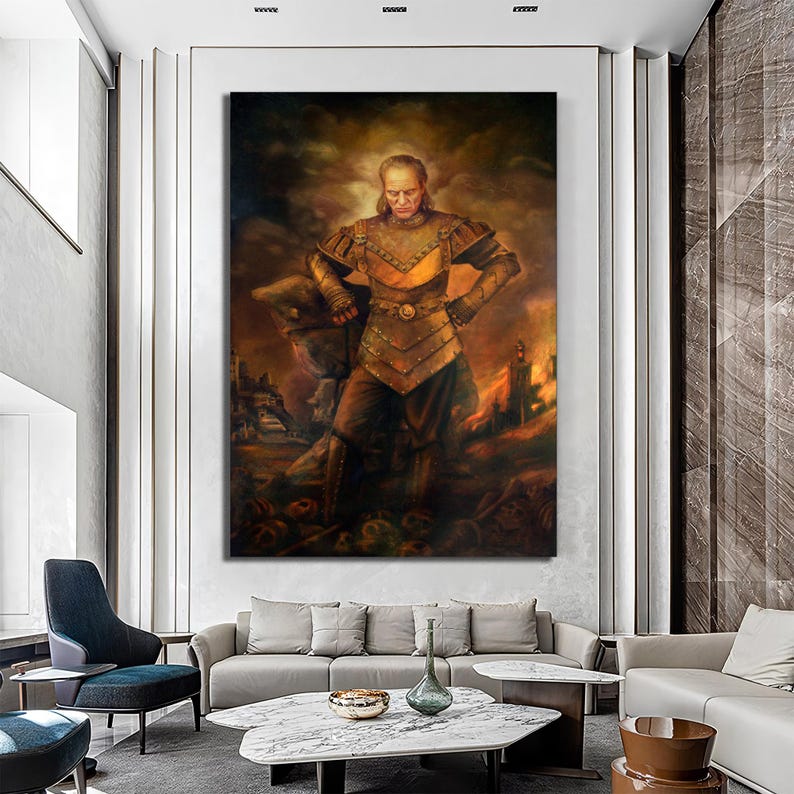 Vigo the Cruel Painting Replica Canvas - Ghostbusters II Wall Art, Vigo ...