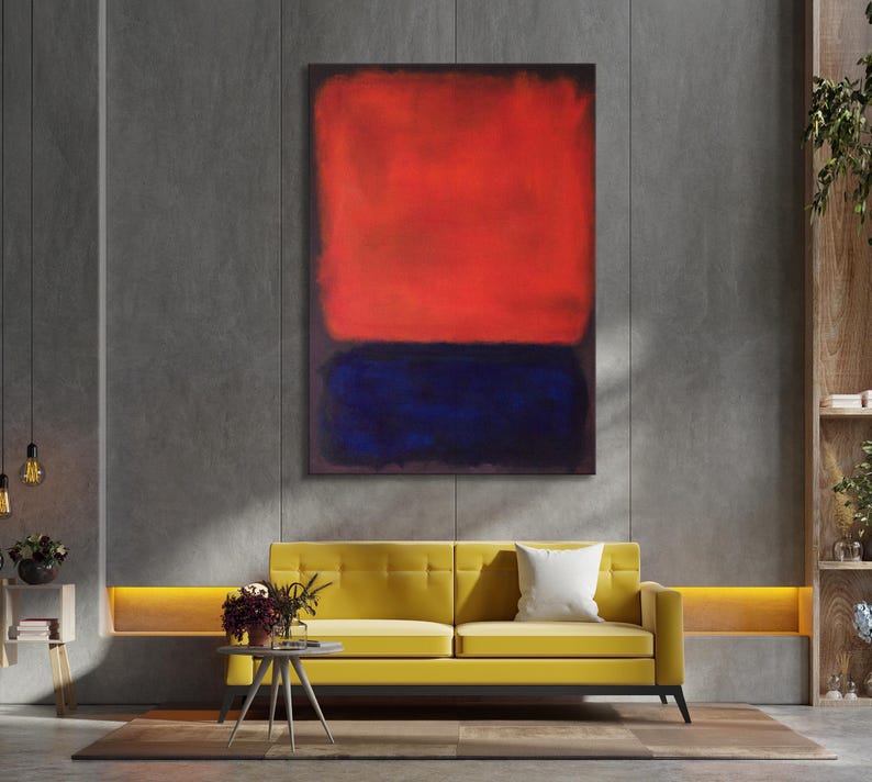 Mark Rothko No.14 1960 Print, Mark Rothko Canvas Print, Mark Rothko ...