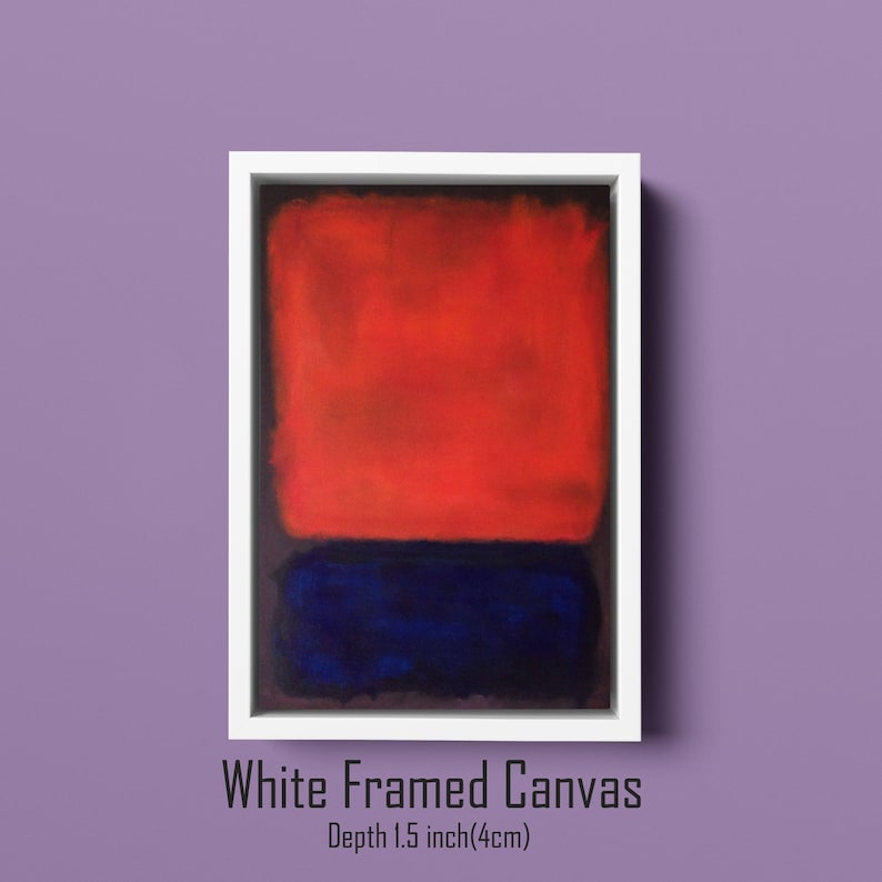 Mark Rothko No.14 1960 Print, Mark Rothko Canvas Print, Mark Rothko ...