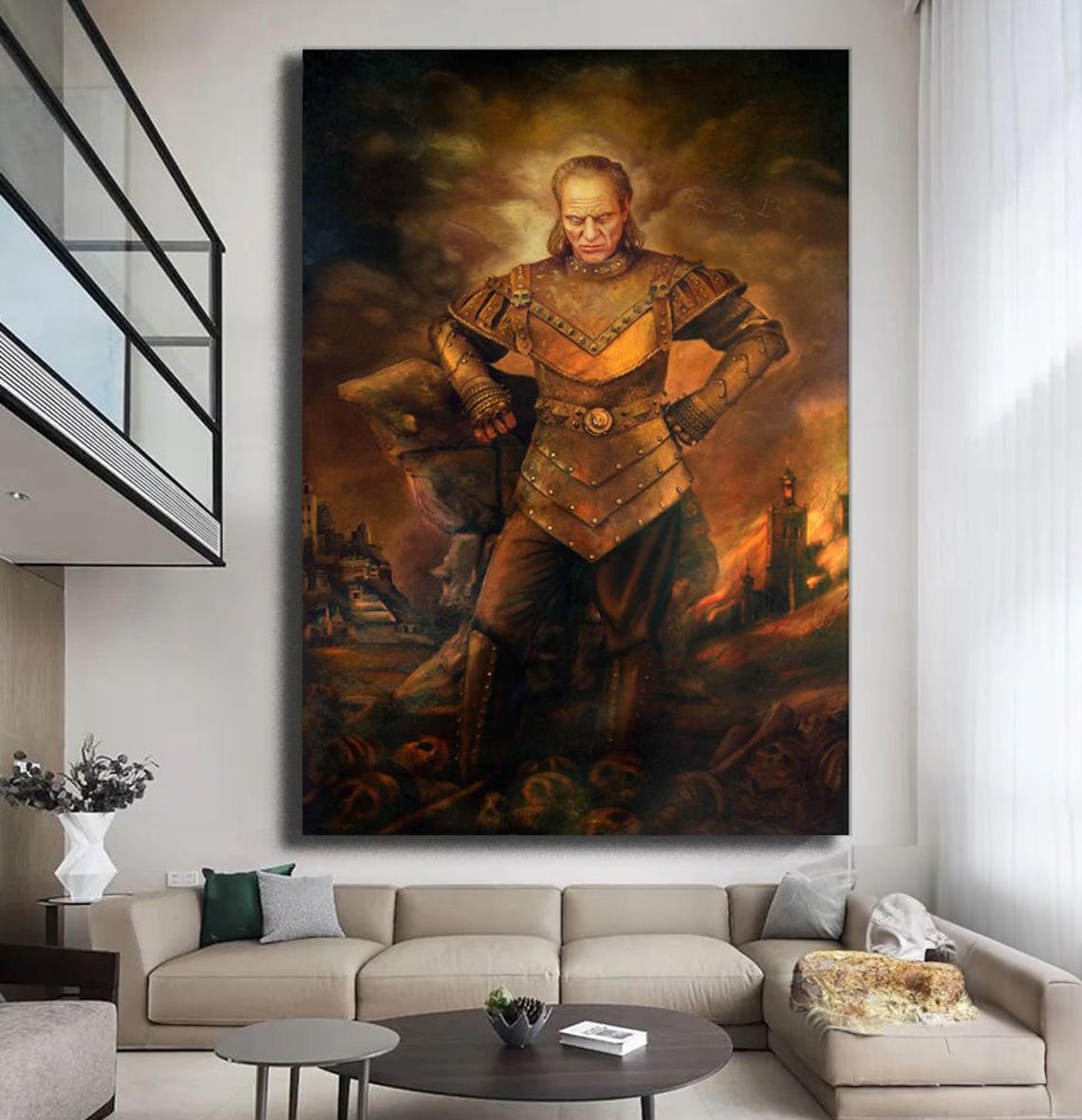 Vigo the Cruel Painting Replica Canvas - Ghostbusters II Wall Art, Vigo ...