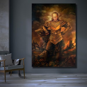 Vigo the Cruel Painting Replica Canvas - Ghostbusters II Wall Art, Vigo ...