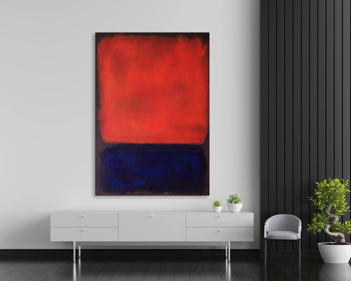 Mark Rothko No.14 1960 Print, Mark Rothko Canvas Print, Mark Rothko ...
