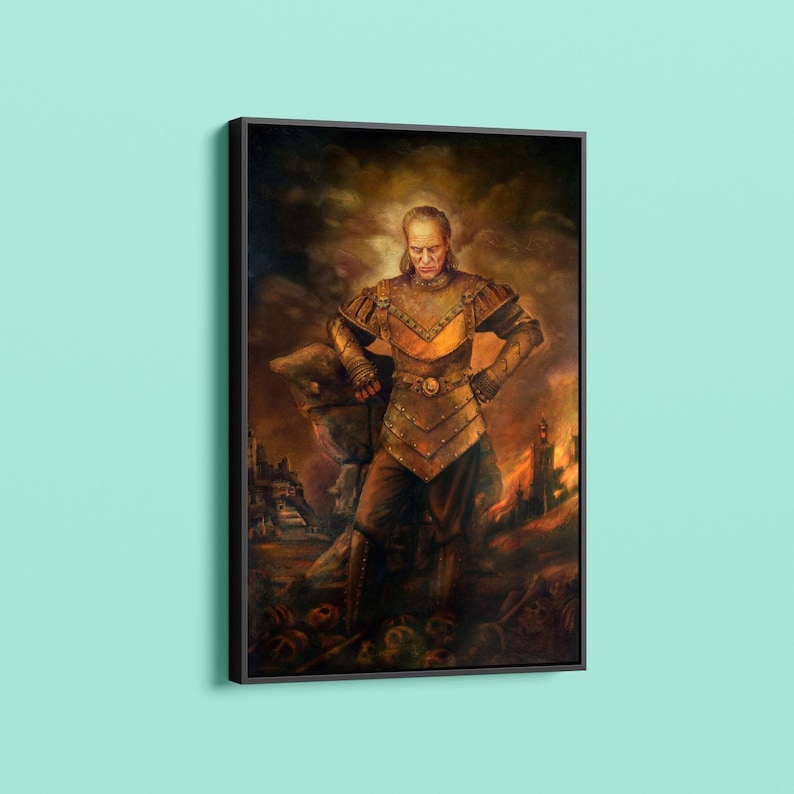 Vigo the Cruel Painting Replica Canvas - Ghostbusters II Wall Art, Vigo ...
