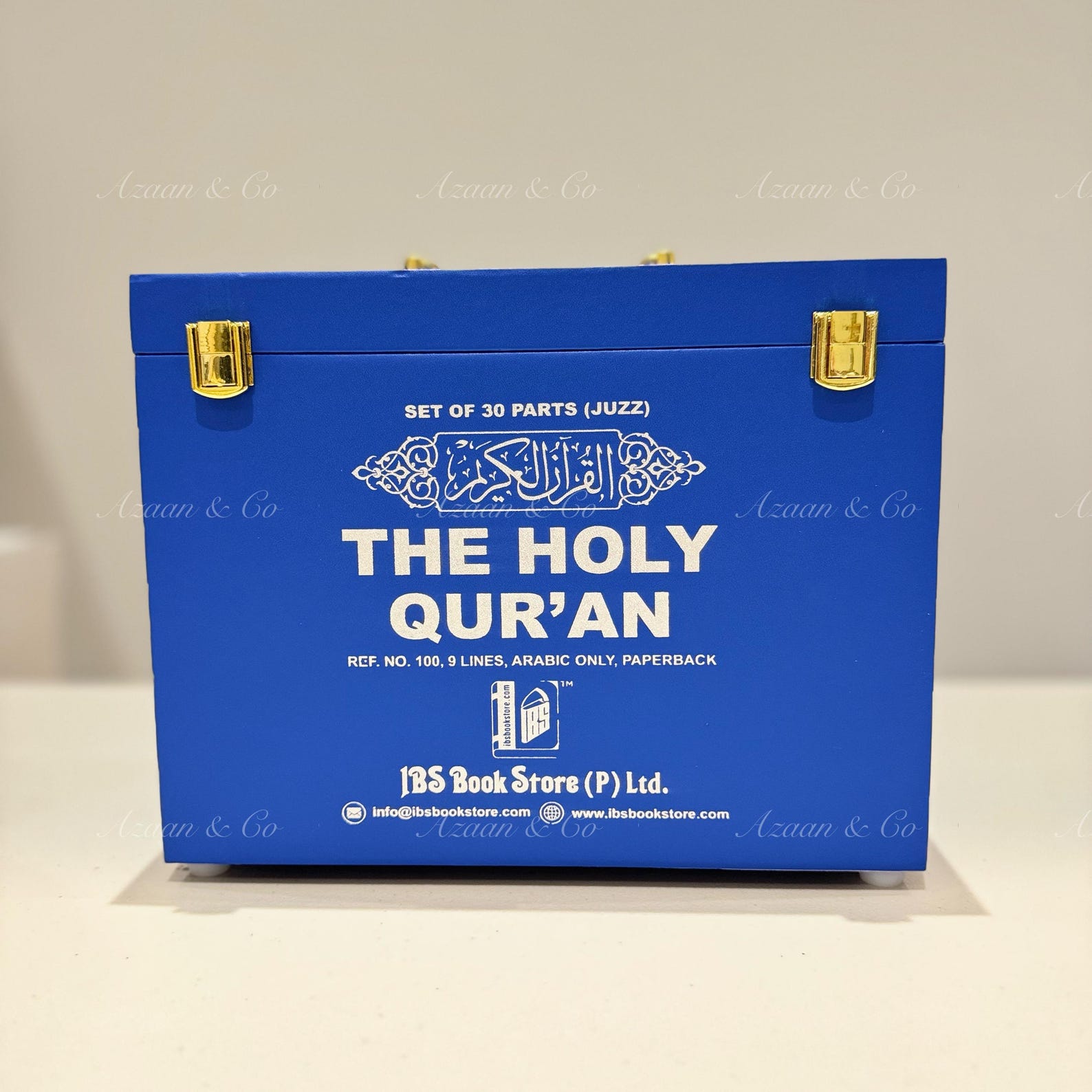 Holy Quran Koran Full Para Kaaba Box Set Quran 30 Individual Dual Parts ...