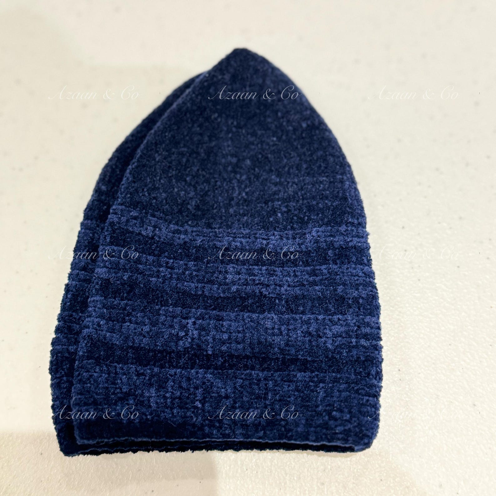 5x Mens Prayer Hat Chenille Soft Turkish Kufi Topi Warm Winter Muslim ...