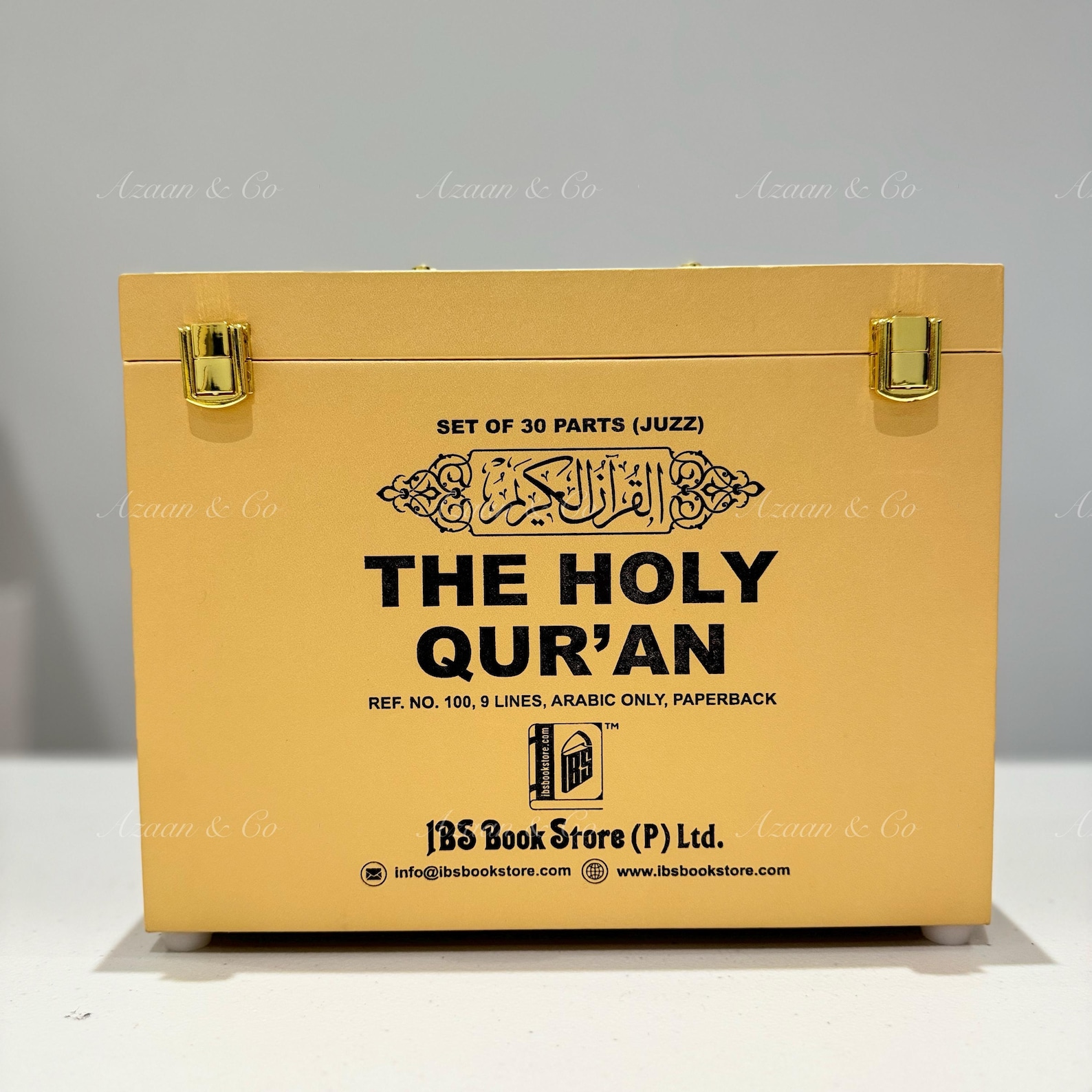 Holy Quran Koran Full Para Kaaba Box Set Quran 30 Individual Dual Parts ...