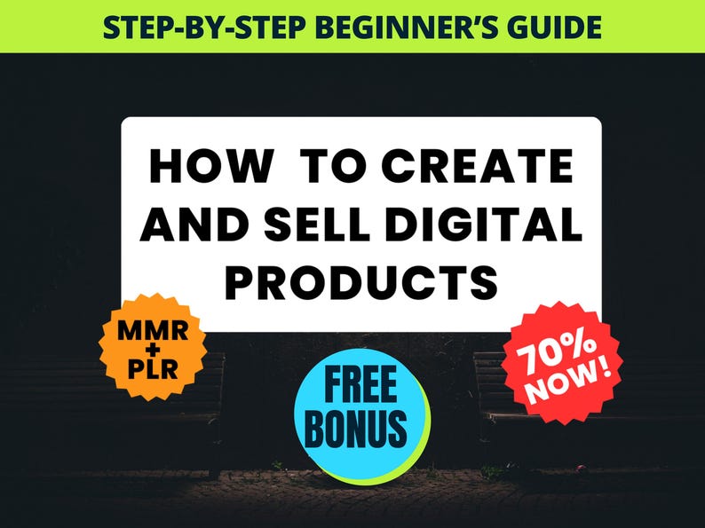 How to Create and Sell Digital Products Guide With Master Resell Rights ...