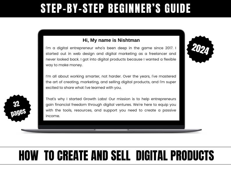 How to Create and Sell Digital Products Guide With Master Resell Rights ...