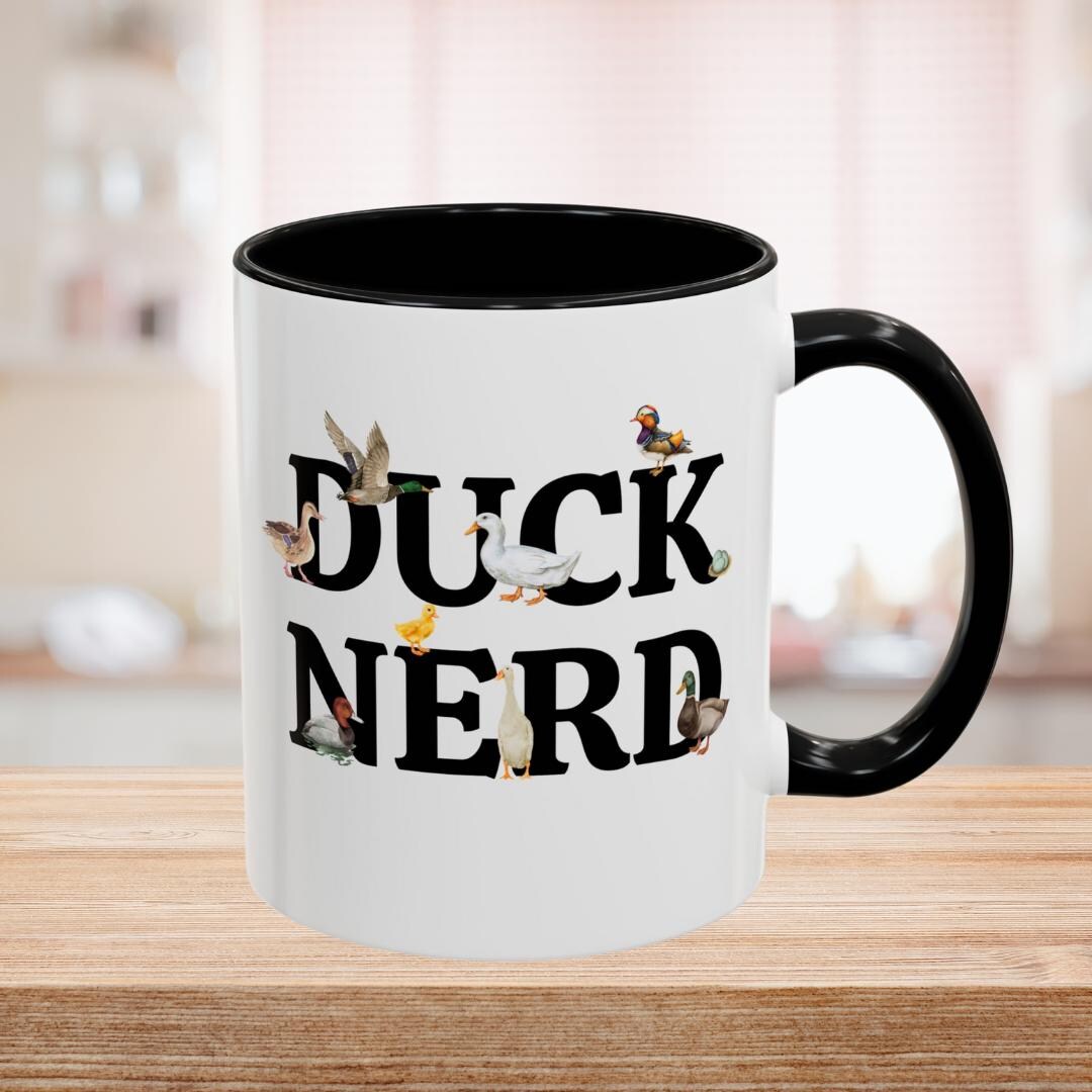 Duck Nerd Coffee Mug - Funny Duck Lover Gift - Etsy