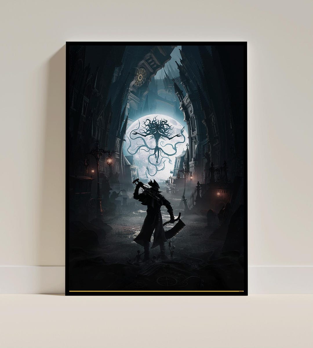 Bloodborne Canvas Print, Bloodborne Wall Art, Game Art Print, Video ...