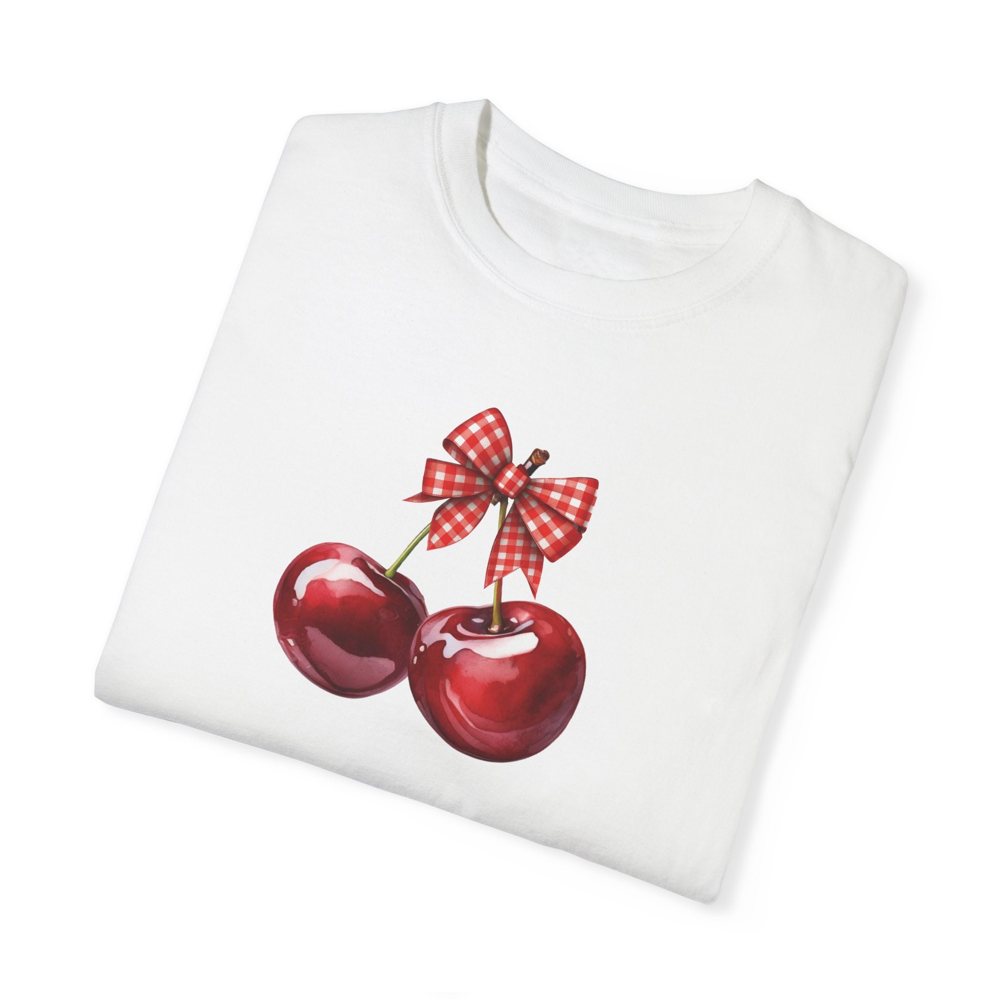 Cherry Y2k Tee, Red Cherries, Trendy Womens Tee Trendy Aesthetic Tees ...