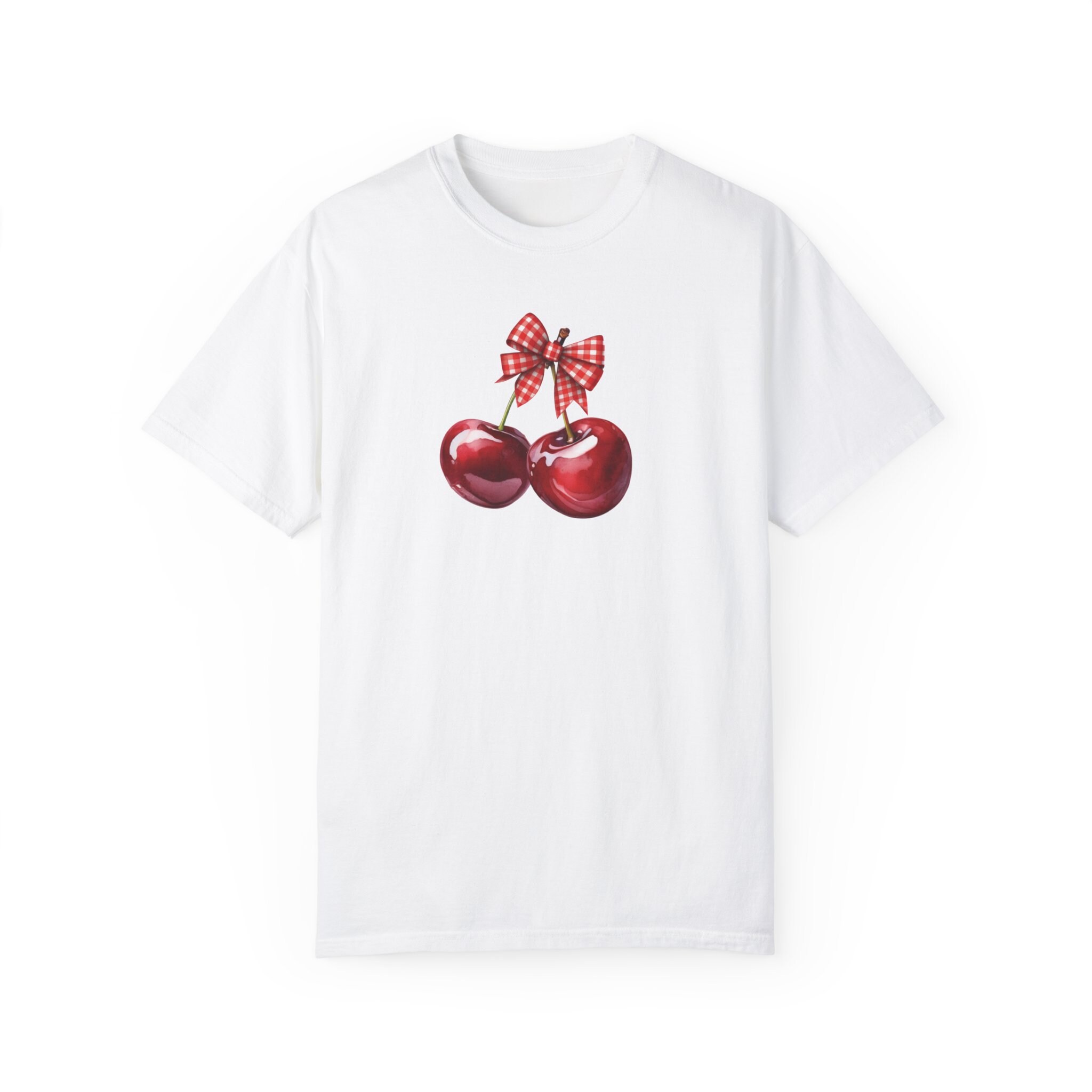Cherry Y2k Tee, Red Cherries, Trendy Womens Tee Trendy Aesthetic Tees ...