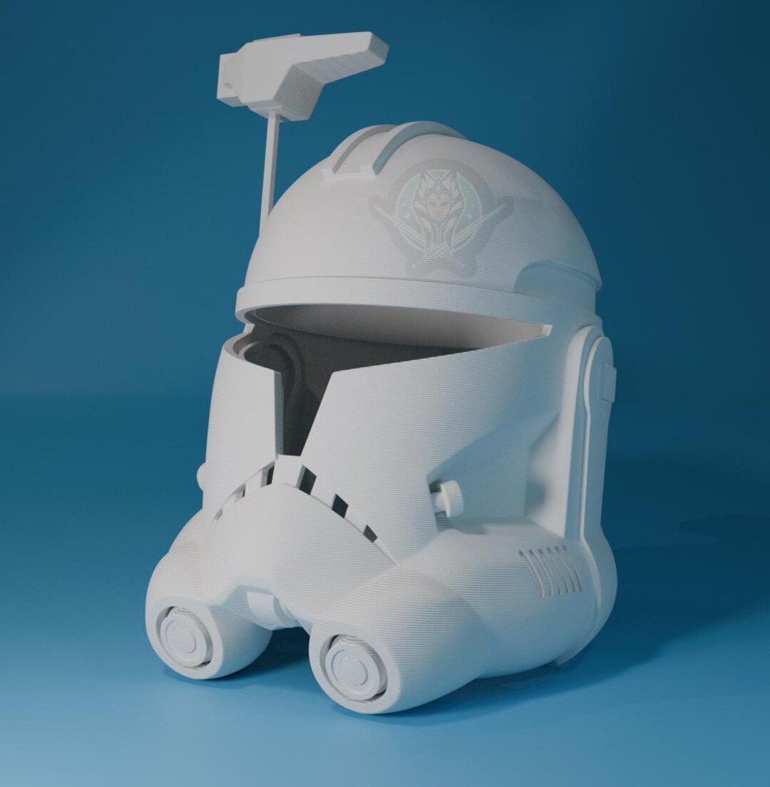 3D Print Captain Rex Star Wars Clone Helmet Phase 2 the Clone Wars Do ...