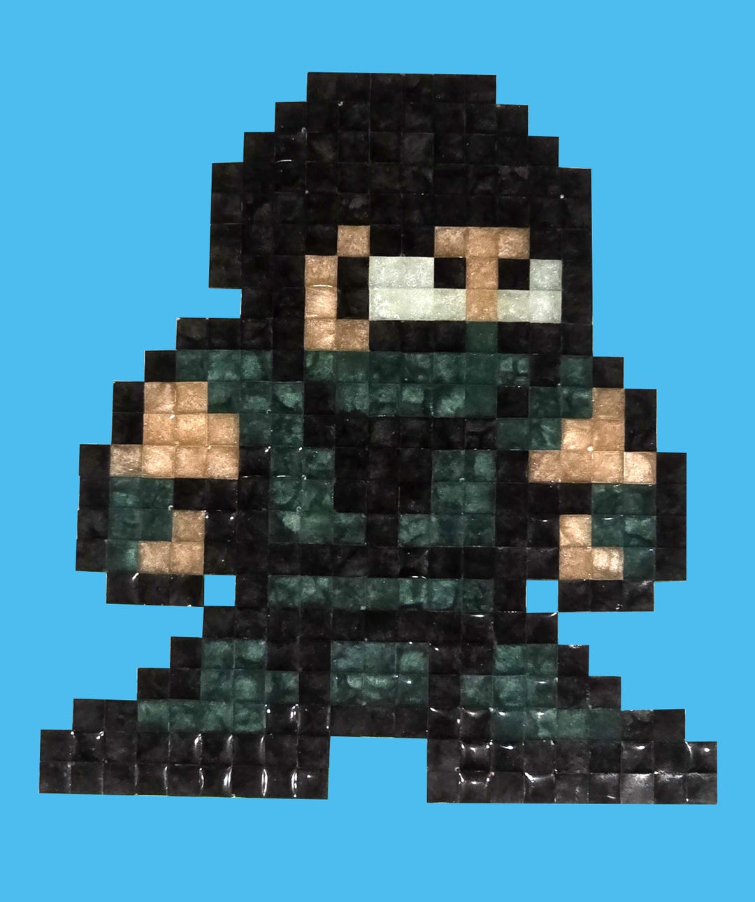 Pixel Art Character 6 Lizard Ninja - Etsy