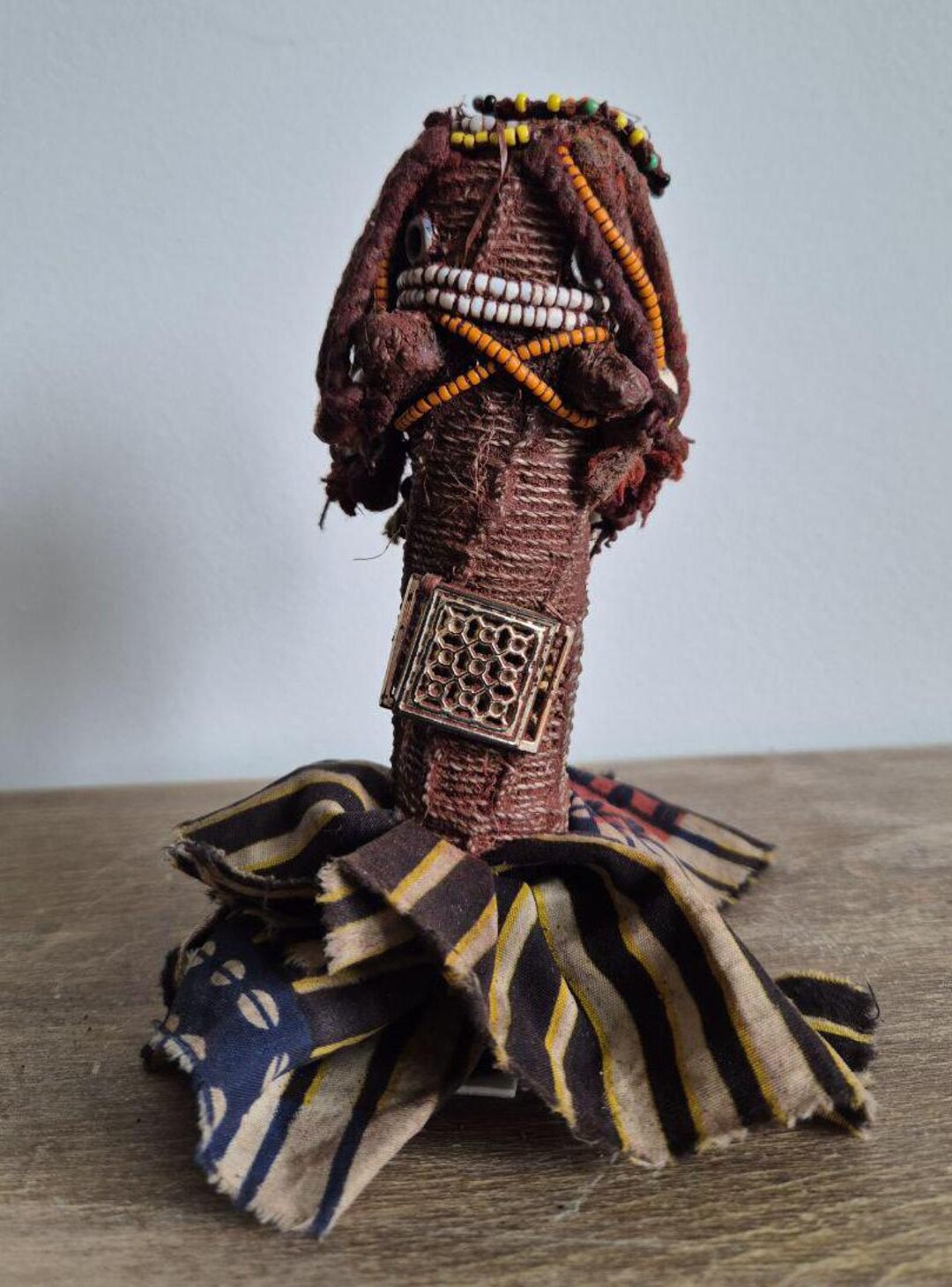 Doll From the Mumuila Tribe of Southern Angola, Tribal Crafts. African ...