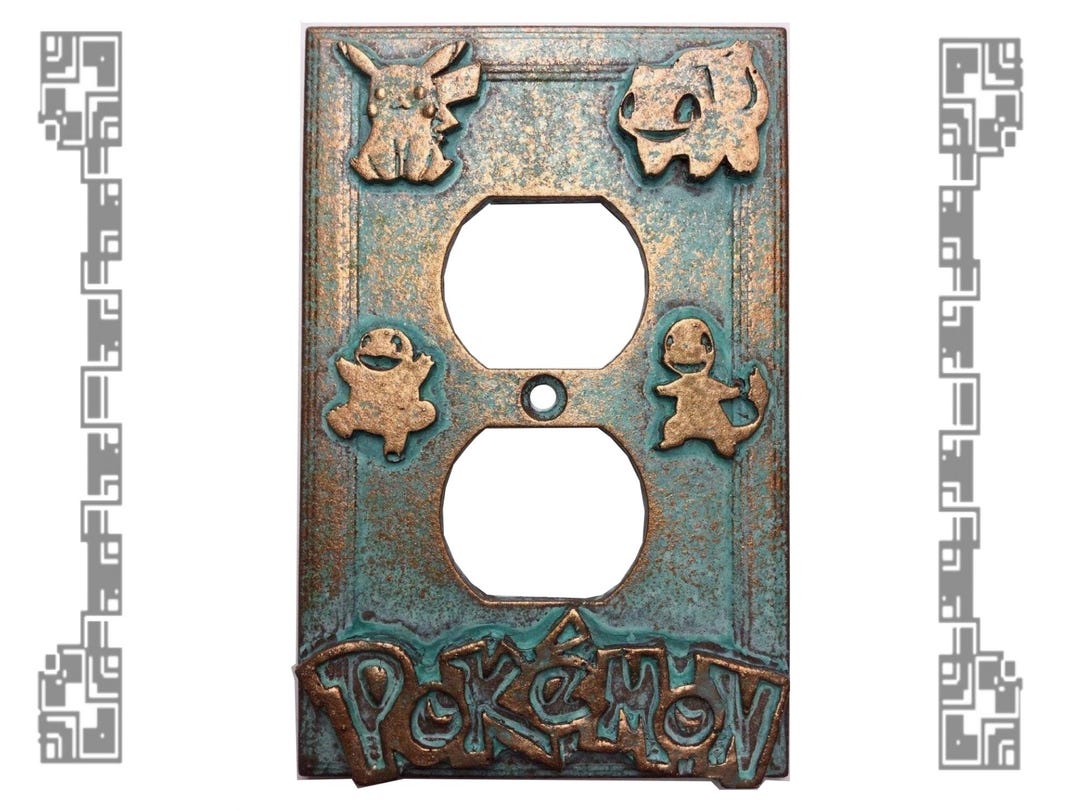 Pokemon Aged Outlet Cover - Etsy