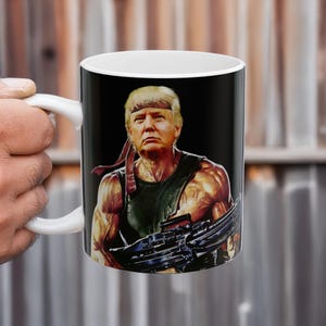 Trump as Rambo - Etsy