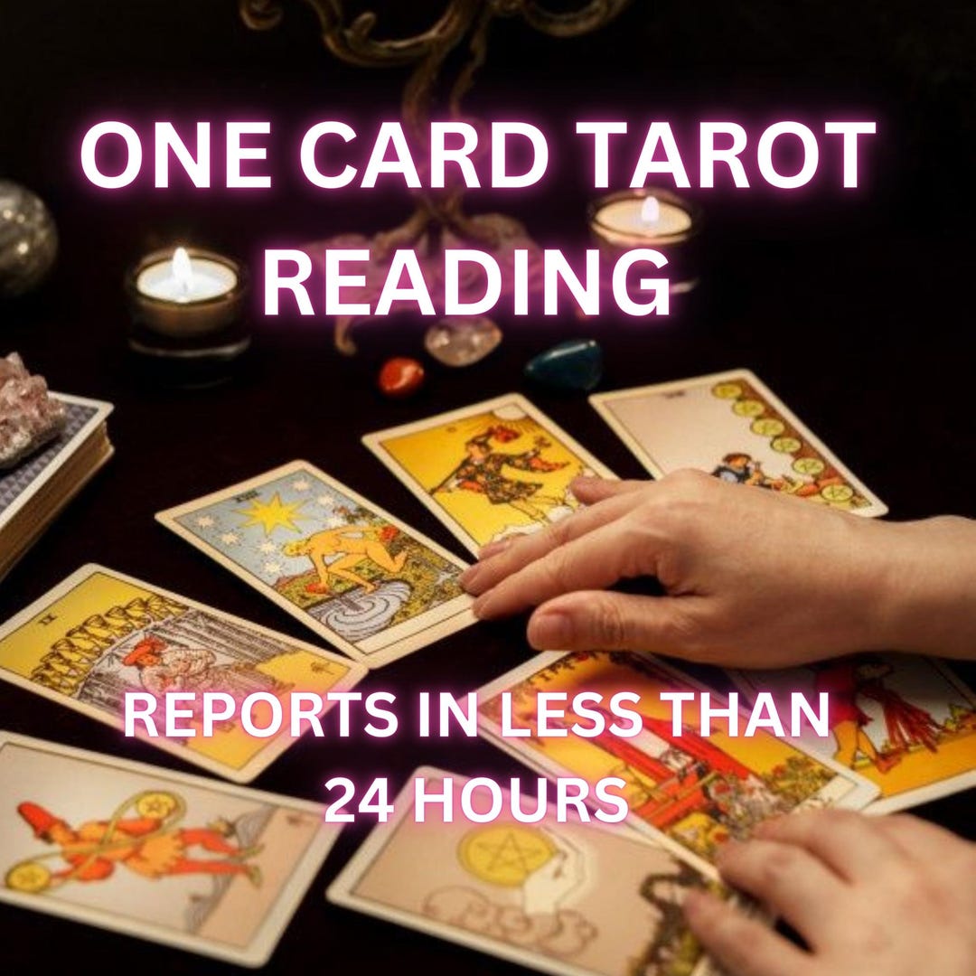 One Card Tarot Readings in Less Than 24 Hours Get Report in Hours - Etsy