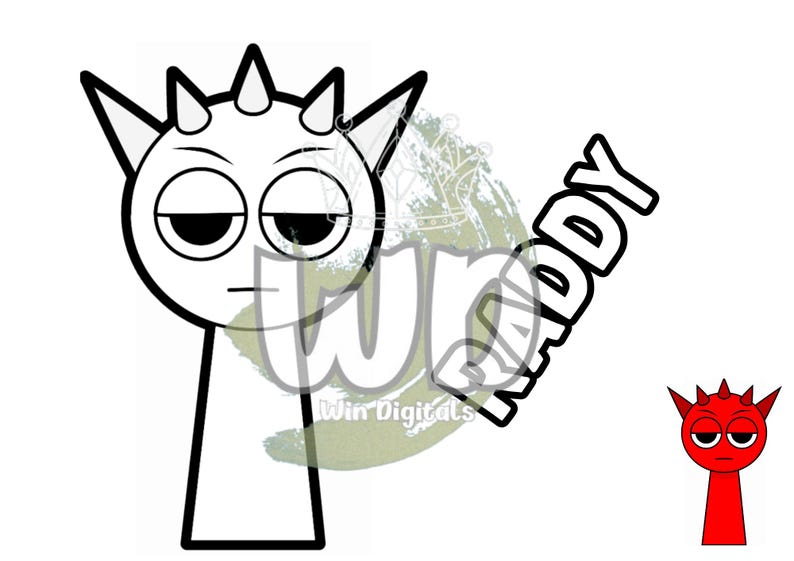 Sprunki Adventures: A World of Quirks and Colors (coloring Printable ...