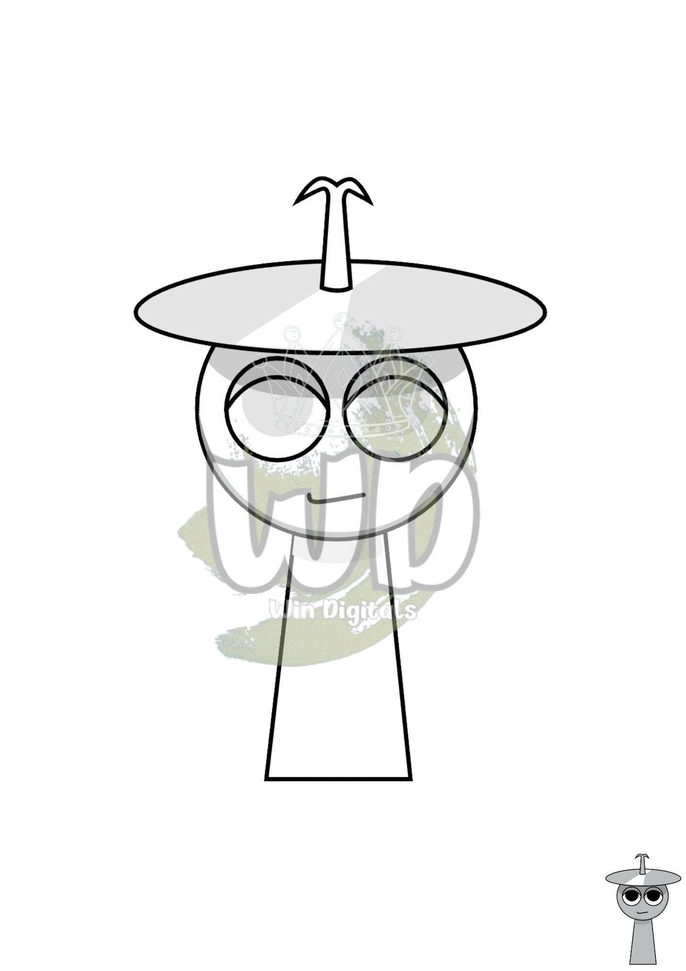 Sprunki Colorful Day Out (coloring Printable File) - Etsy