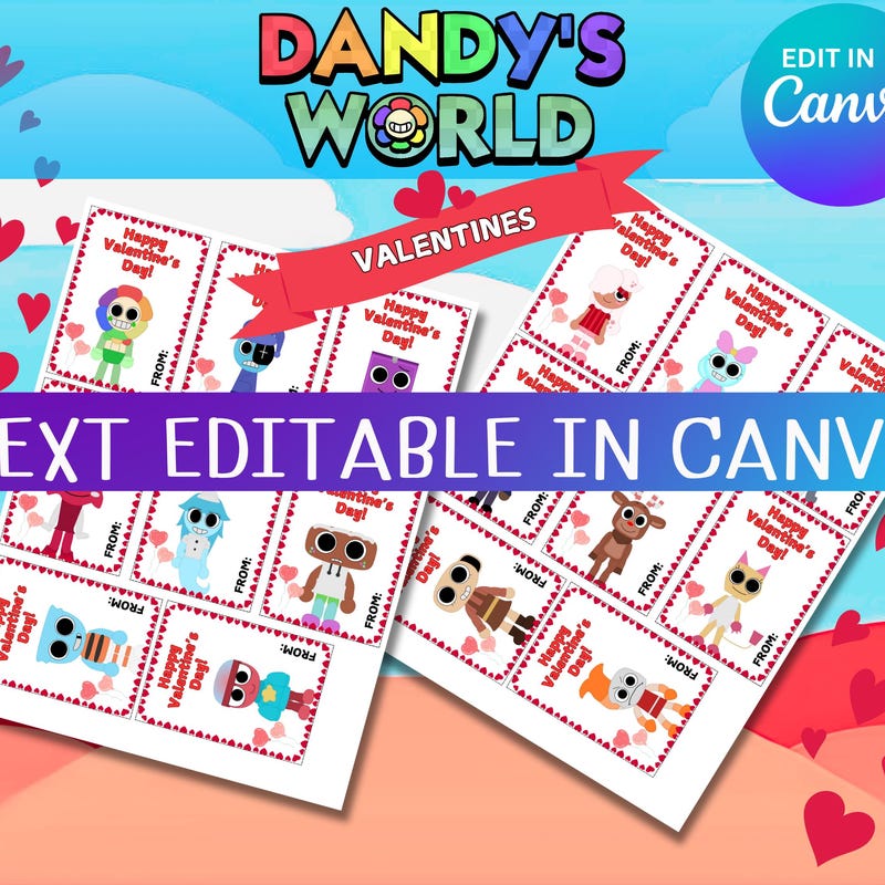 Dandy World Stickers - Etsy