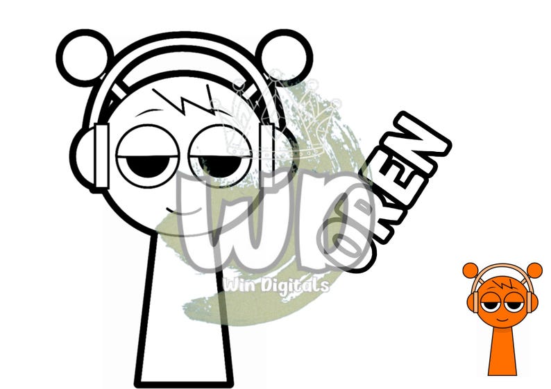 Sprunki Adventures: A World of Quirks and Colors (coloring Printable ...