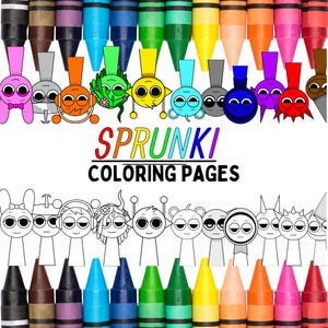 Sprunki Adventures: A World of Quirks and Colors (coloring Printable ...