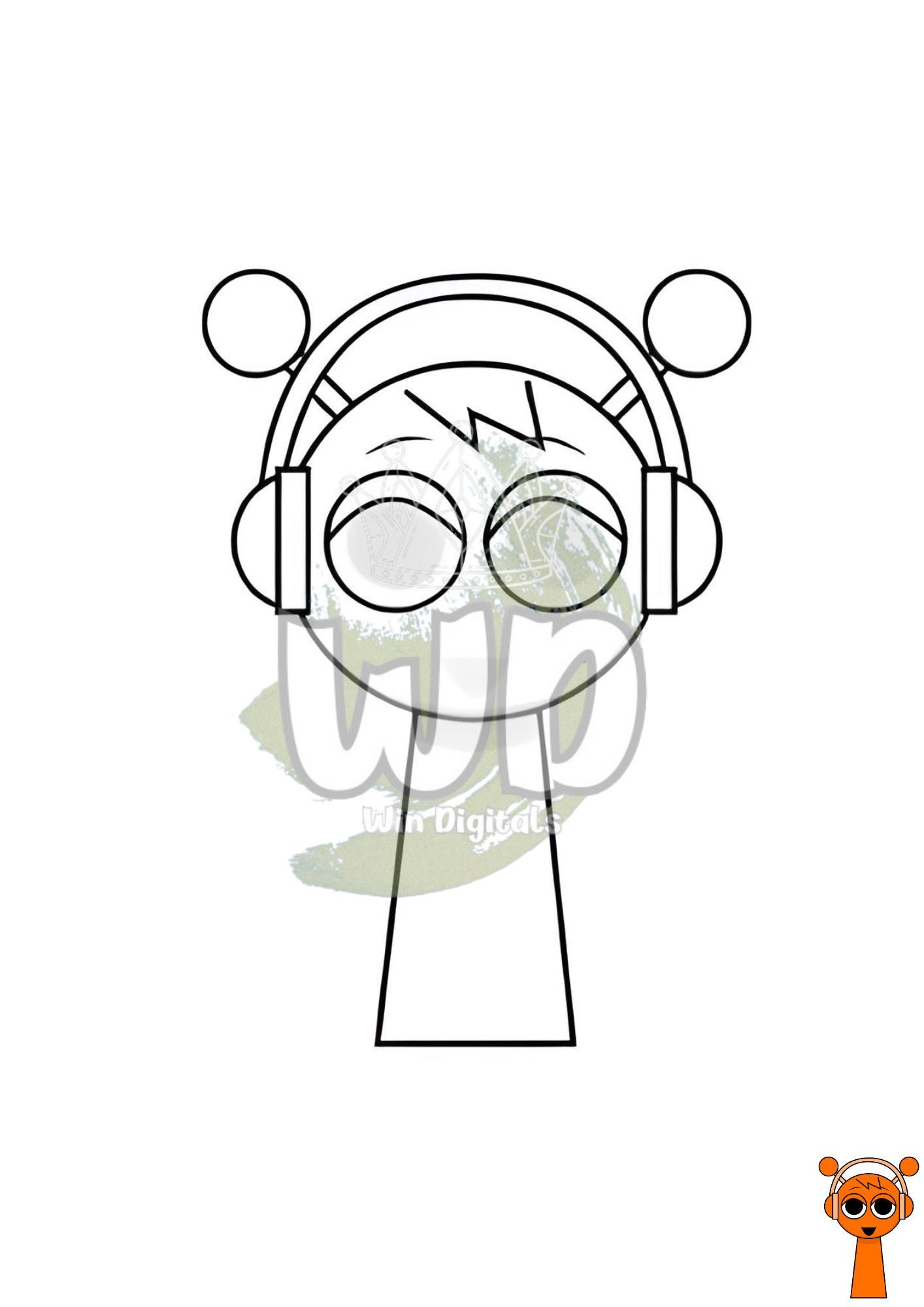 Sprunki Colorful Day Out (coloring Printable File) - Etsy