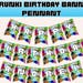 Birthday Pennant Banner: Editable DIY Party Garland (PDF) - Etsy