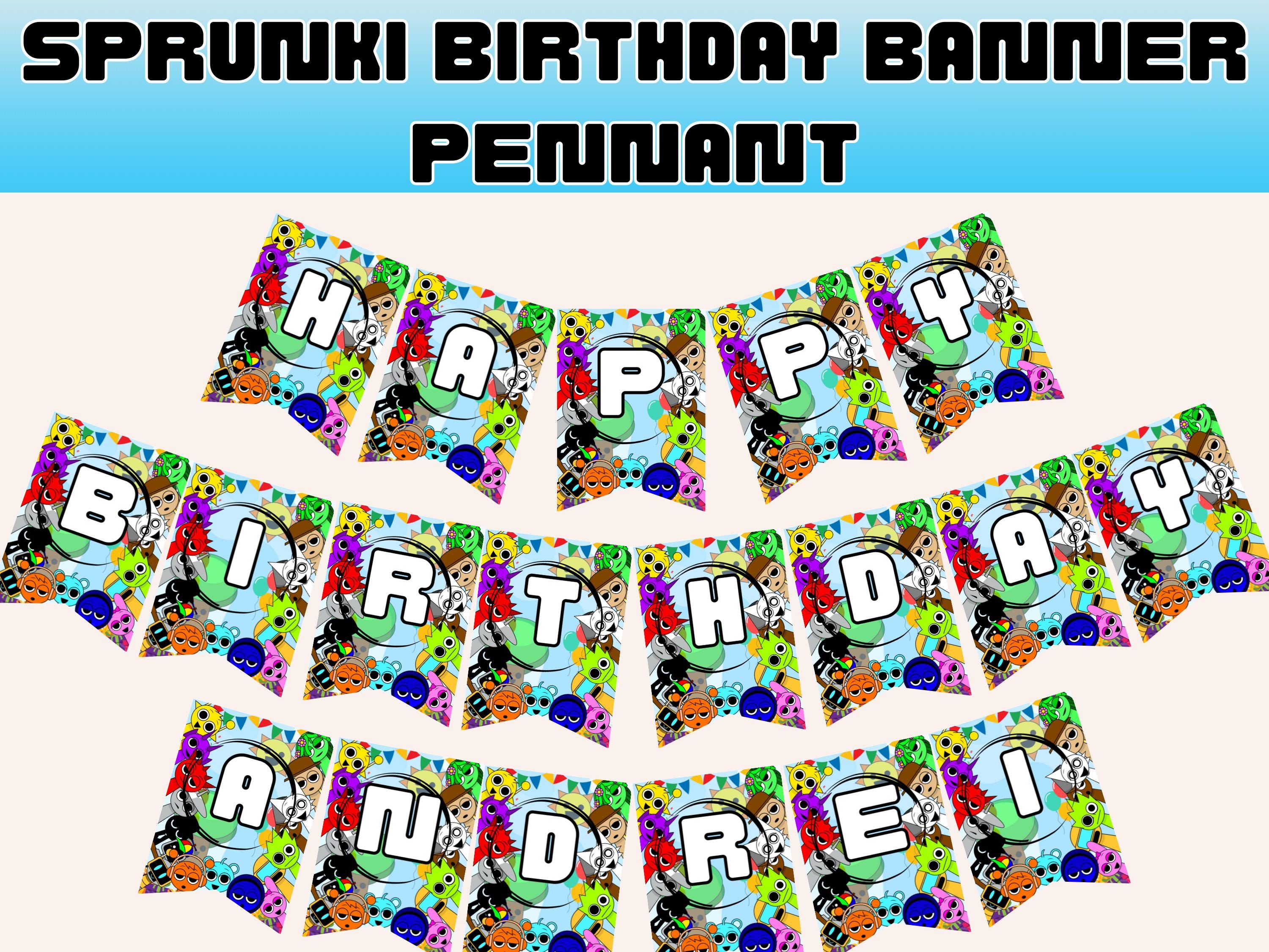 Birthday Pennant Banner: Editable DIY Party Garland (PDF) - Etsy