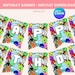 Birthday Pennant Banner: Editable DIY Party Garland (PDF) - Etsy