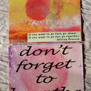 If You Want to Go Far, Go Together/ Art Postcard - Etsy