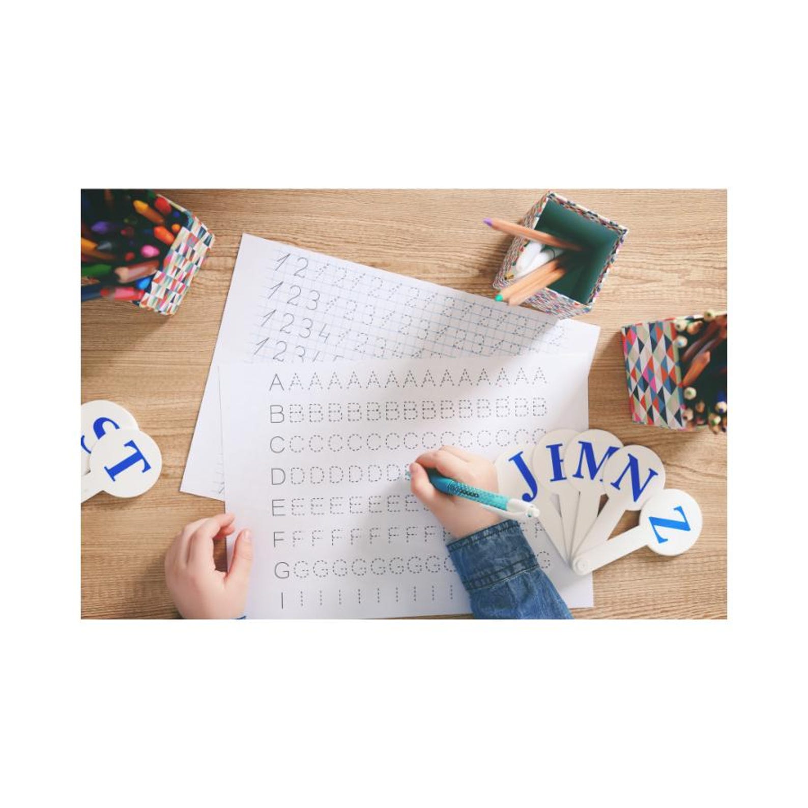 Alphabet Tracing Booklet for Kids Fun & Educational Preschool Learning ...