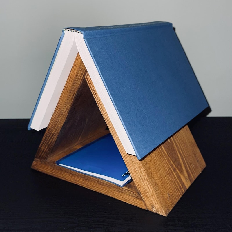 Wooden Book Holder - Etsy