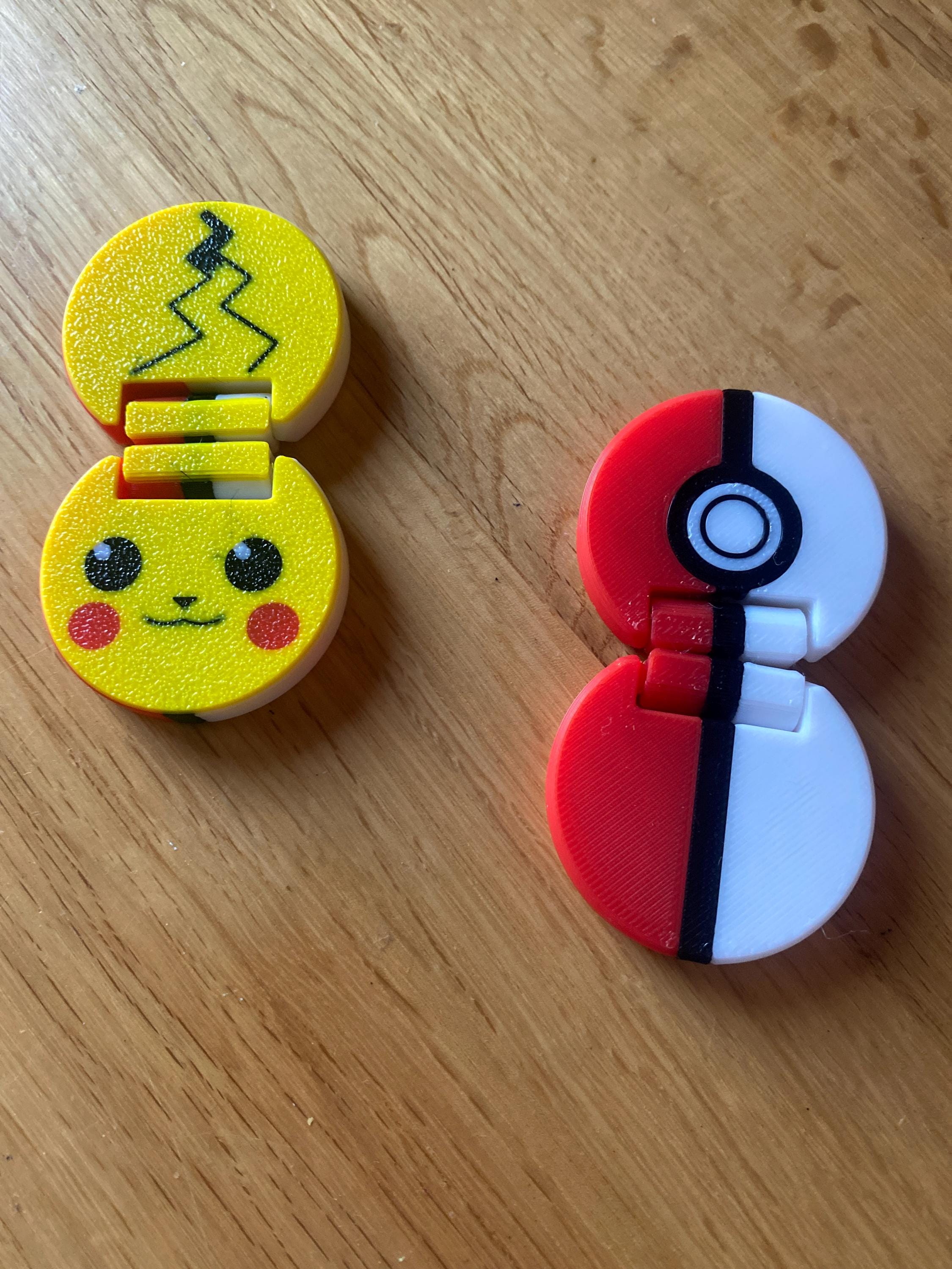 3D Printed Pokemon Pokeball Fidget Toy - Etsy UK