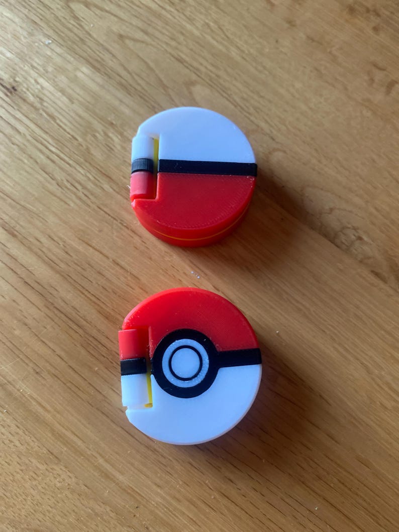 3D Printed Pokemon Pokeball Fidget Toy - Etsy UK