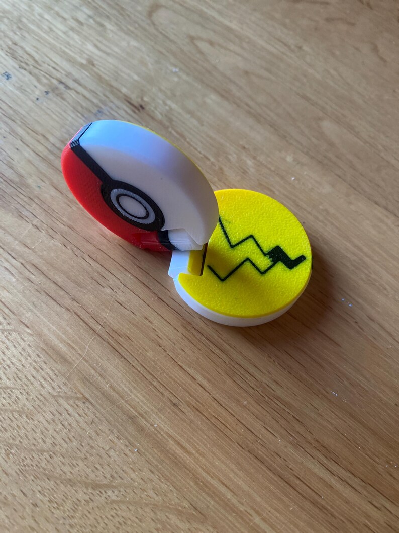 3D Printed Pokemon Pokeball Fidget Toy - Etsy UK